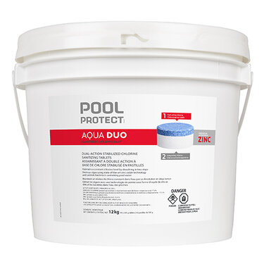 12KG Aqua Duo – 3 in 1 Chorine, Shock & Zinc 3″ Puck – North West ...